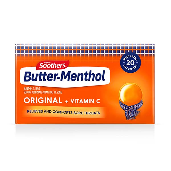 Butter Menthol | Sore Throat Lozenges | Nestlé Australia